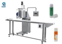 China 220V Lip Balm Filling Machine 1-12 Heads with 20L Heating Tank and ±1% Precision for sale