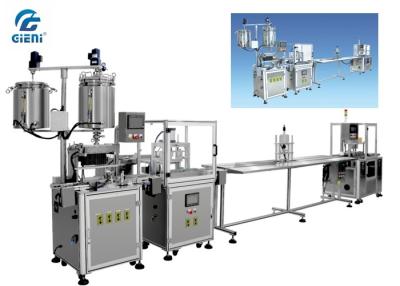 China Linear Mascara Filling Machine with Container Detection - 20L Tank Capacity, 60-84 PCS/Min Output for sale