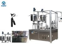 China Semi - Auto Cosmetic Rotary Filling Equipment With Weight Checking Divice for sale