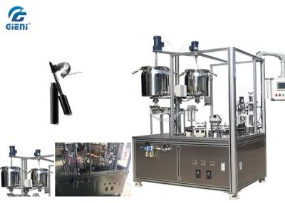 China Semi - Auto Cosmetic Rotary Filling Equipment With Weight Checking Divice for sale