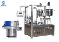 China Rotary Type Mascara Filling And Capping Machine With Vibration Table for sale