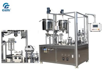 China Manually Feeding Container Cosmetic Filling Equipment With Capper for sale