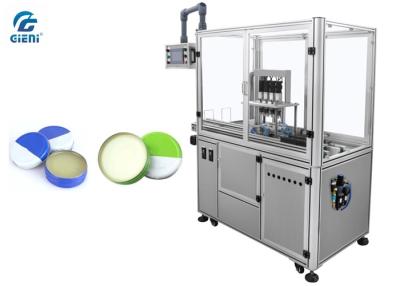 China Full Automatic Vaseline Capping Machine 4 Heads 72-84pcs/min AC220V for 1.5-4.5cm Caps for sale