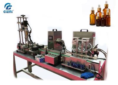 China Semi-Auto Essential Oil Liquid Cosmetic Filling Machine with Peristaltic Pump - 20-30 BPM Output, 1200×400×1100mm Dimensions for sale