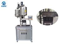 China 6 Cavities Pen Type Lipstick Filling Machine With Two 20L Material Tank for sale