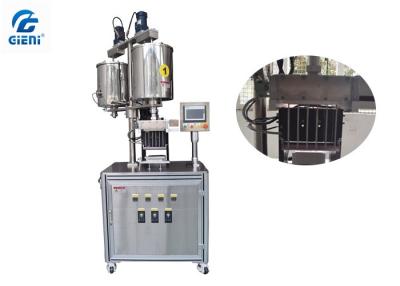 China 6 Cavities Pen Type Lipstick Filling Machine With Two 20L Material Tank for sale
