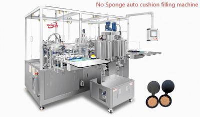 China Automatic No Sponge Cushion Filling Machine with 4 Nozzle Servo Filling, 30-40 PCS/Min Speed, and ±0.15G Precision for sale