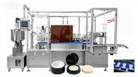 China Korean Style Air Cushion Compact Filling Machine for High Density NBR Sponge Cosmetic Production for sale