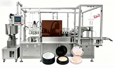 China High Speed 48PCS/Min NBR Sponge Cushion Filling Machine with Visual Inspection and Four Nozzle Servo Filling for sale