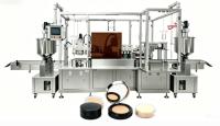 China High Speed 48PCS/Min NBR Sponge Cushion Filling Machine with Four Nozzle Servo Filling and Visual Inspection for sale