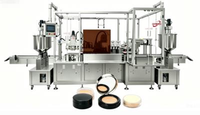 China High Speed 48PCS/Min NBR Sponge Cushion Filling Machine with Four Nozzle Servo Filling and Visual Inspection for sale