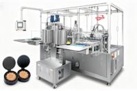 China Intelligent Vision Inspection Cushion Filling Machine with Automatic Ring Alignment and Four Nozzle Servo Filling for Premium Cosmetic Production for sale