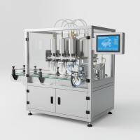 China Automatic Cushion Filling Machine with Manual Sponge Placement and Four Nozzle Servo Filling for BB Cream Production for sale