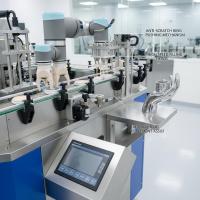 China High Speed Cushion Compact Filling Equipment with Manual Ring Placement and Anti Scratch Ring Pushing for Luxury Cosmetics for sale