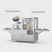 China Intelligent Pressure Detection Cushion Filling Machine with Reverse Ring Pressing System for High Speed 48PCS/Min Compact Production for sale