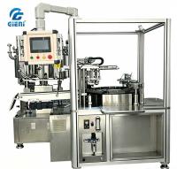China High-Speed Rotary Cosmetic Filling Machine with Servo Motor Driven Multi-Layer Precision for 24-30 Cycles Per Minute for sale
