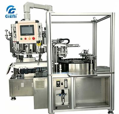 China High-Speed Rotary Cosmetic Filling Machine with Servo Motor Driven Multi-Layer Precision for 24-30 Cycles Per Minute for sale