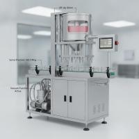 China Servo Driven Precision Hot Filling Machine with Tank Lift Up Down and Vacuum Function for Cosmetic Filling for sale