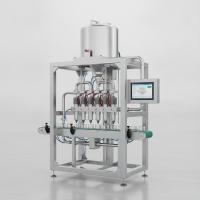 China Heated Hot Filling Machine with Tank Lift Technology, Full Path Heating, and Servo Driven Piston for Cosmetic Products for sale