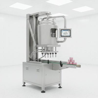China Multi Mode Programmable Hot Filling Machine with Tank Lift for Cosmetic Products for sale