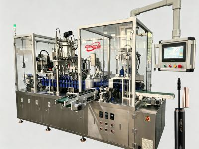 China JQH-02 Automatic Lipgloss Filling and Capping Machine High Speed 80 PCS/MIN  Cosmetic Filling Machine for sale