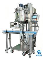 China Single Nozzle Hot Filling Machine with Servo-Driven Piston System, Auto-Lifting Tank, and ±0.1g Accuracy for Lip Gloss and Wax for sale