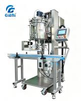 China Conveyor Integrated Hot Filling Machine with Tank Lift Up Down and 1.5 Meter Adjustable Conveyor for sale