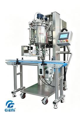 China Sun Stick Hot Filling Machine with Tank Lift Up Down and Single Nozzle for Precision Dosing for sale
