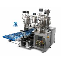 China HFM-12N80L Twelve Nozzle Industrial Hot Filling Machine 80L Tank 60-80 bottles/min Max Output for sale