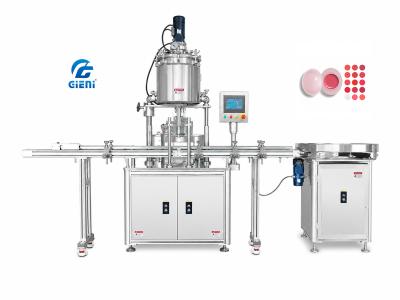 China EGR-DH-HF Dual Head Semi-Automatic Hot Filling Machine for 5-200ml Cosmetic Tubes Manual Operation for sale
