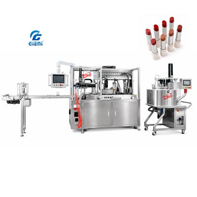 China GLU-900 Multi-Format Lipstick Filling Machine Normal Slant Slim Mini Balm Foundation Stick Equipment for sale