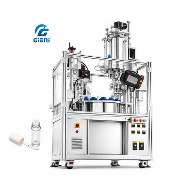 China Semi Automatic Lip Gloss Filling Machine with 600 BPH Speed, 10-100ml Capacity, and Hot Filling Function for sale