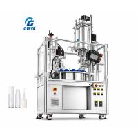 China Automatic Lip Gloss Filling Machine with 1200 BPH Speed 4 Nozzle Servo Piston Pump and PLC Touch Screen Control for sale