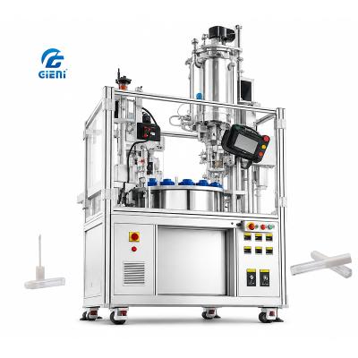 China 2 Nozzle Lip Gloss Filling Machine with 500BPH Speed and 1-50ml Precision Fill for sale