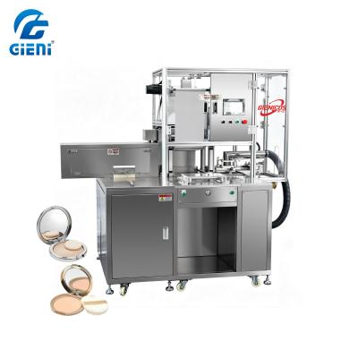 China C-6 Full Automatic Blush Powder Pressing Machine Servo Motor Driven with 3 Molds per Minute Capacity for sale