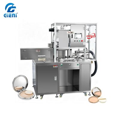 China C-16 SS304 Stainless Steel Cosmetic Powder Press Machine with 10 Tons Maximum Pressure and 2-3 Molds per Minute Output for sale