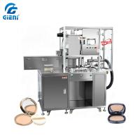 China C-20 Cosmetic Powder Pressing Machine with Built-in Dust Collection System and Recycled Powder Recovery at 12 Tons Maximum Pressure for sale