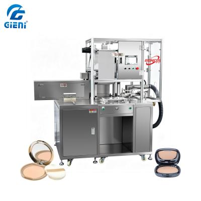 China C-20 Cosmetic Powder Pressing Machine with Built-in Dust Collection System and Recycled Powder Recovery at 12 Tons Maximum Pressure for sale