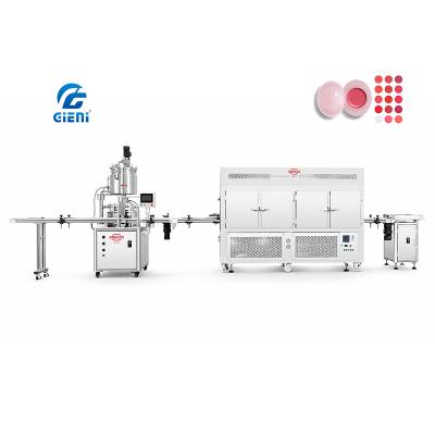 China JYF Single Nozzle Servo Filling Production Line 1200-2400 pcs/hour for Lipstick for sale