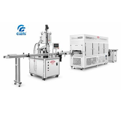 China JYF Single-Nozzle Filling Production Line Variable Frequency Conveyor 20-40 pcs/min for Cosmetic Balm for sale