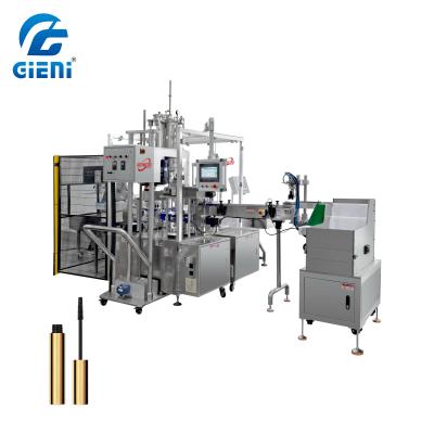 China Servo Piston Anti-Drip Mascara Filling Machine Multi Size Bottle Cosmetic Filler for sale