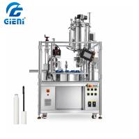 China Multi Size Bottle Mascara Filling Machine Vibration Feeding One Operator Filler for sale