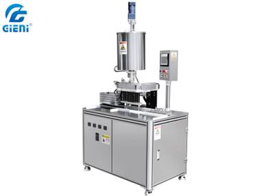 China 10 Nozzles Cosmetic Lipstick Filling Machine with Preheating Function - 20L Tank Capacity, 3.8KW Power for sale