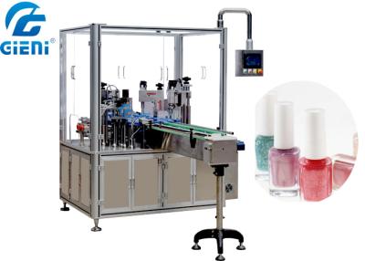 China Automatic Nail Polish Filling Machine with PLC Control 1-100ML Capacity 40-45 PCS/MIN AC220V for sale