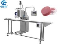 China Semi-Auto Gear Pump Lip Gloss Filling Machine 25-60pcs/min AC220V for Viscous Cosmetics for sale