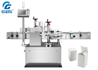 China GMJ-811-S Double Sides Cosmetic Corner Labeling Machine 80-120/Min Speed 2400mm Length for sale
