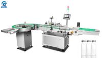 China GMJ-308 Dual Head Rotary Labeling Machine for 10-50mm Cosmetic Bottles, 400 Labels/Minute Speed with ±0.5mm Precision for sale