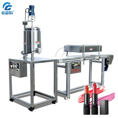 China SUS316L Hand Pour Lip Balm Filling Machine with 20L Heating Mixing Tank, 6.5kW Power, 630×805×1960mm Dimensions for sale