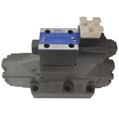 China High Pressure Hydraulic Solenoid Pilot Operated Valve DSHG-06 Series for sale