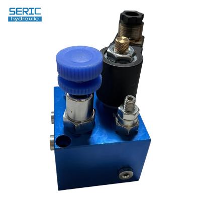 China ET-02 Hydraulic Pressure Control Flow Control Valve Lift Valve Hydraulic Platform Lift Composite Valve Group for sale